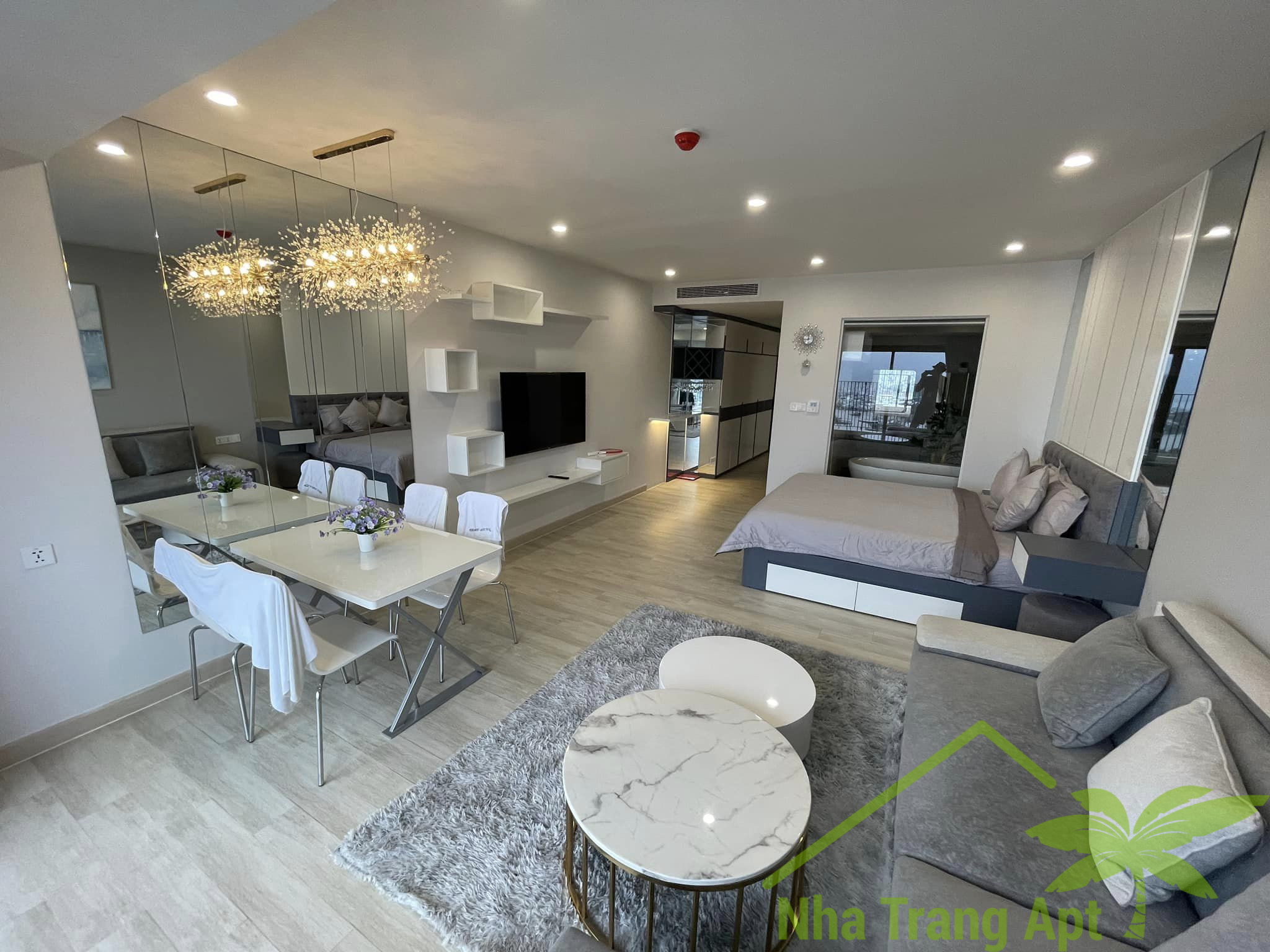 Studio with bathtub for rent in Gold Coast A772 - Nha Trang Apartment